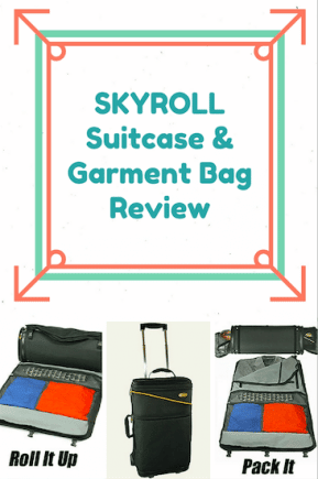 SkyRoll Garment Bag Review | Luxury Travel Blogger - Carmen Edelson