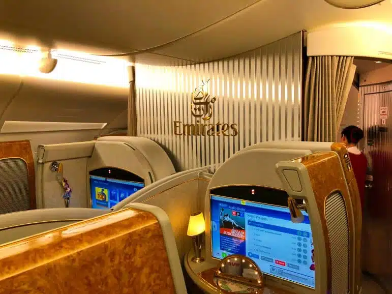 Flying First Class on Emirates Airlines